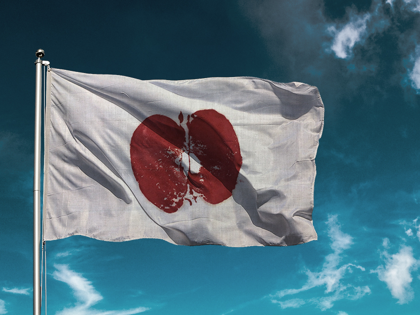 Apple Print Flag | designboom.com