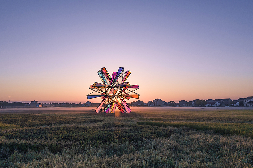 'pop star' installation in shanghai introduces a transcendental way of ...