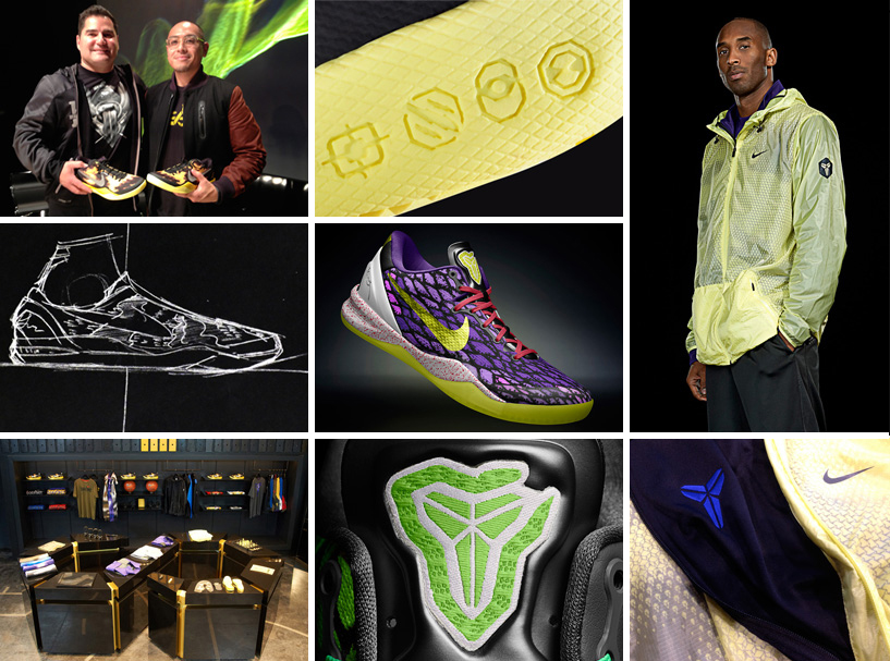 NIKE kobe 8 system design process and apparel