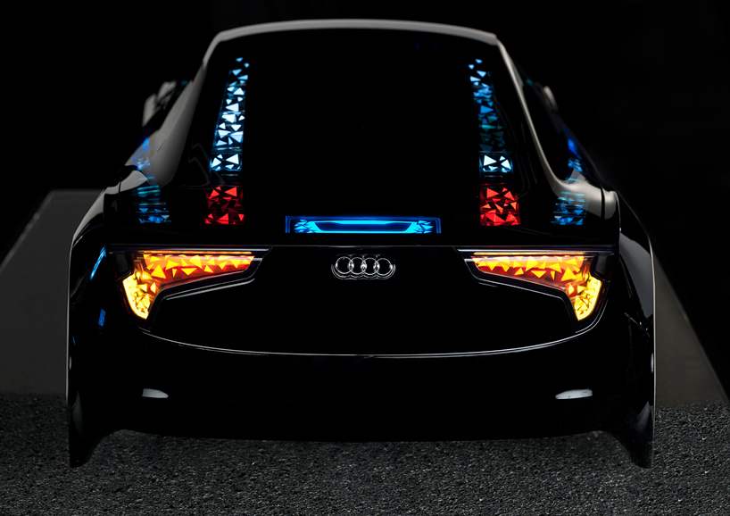 AUDI's new automotive lighting technologies at CES 2013