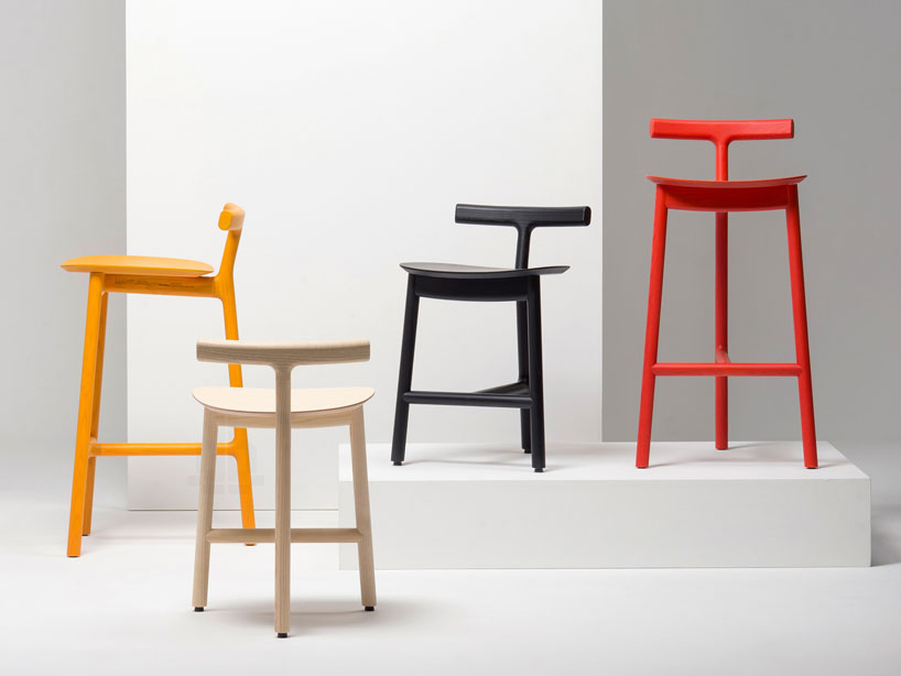 radice three-legged stool by industrial facility for mattiazzi