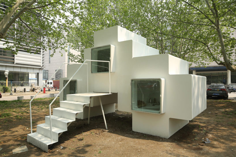 micro house by studio liu lubin installed in beijing park