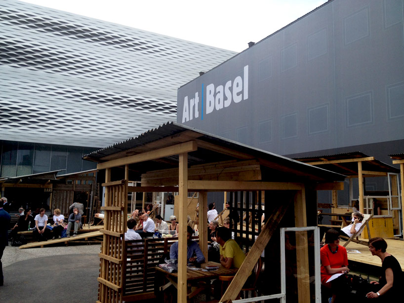 favela cafe by tadashi kawamata occupies art basel