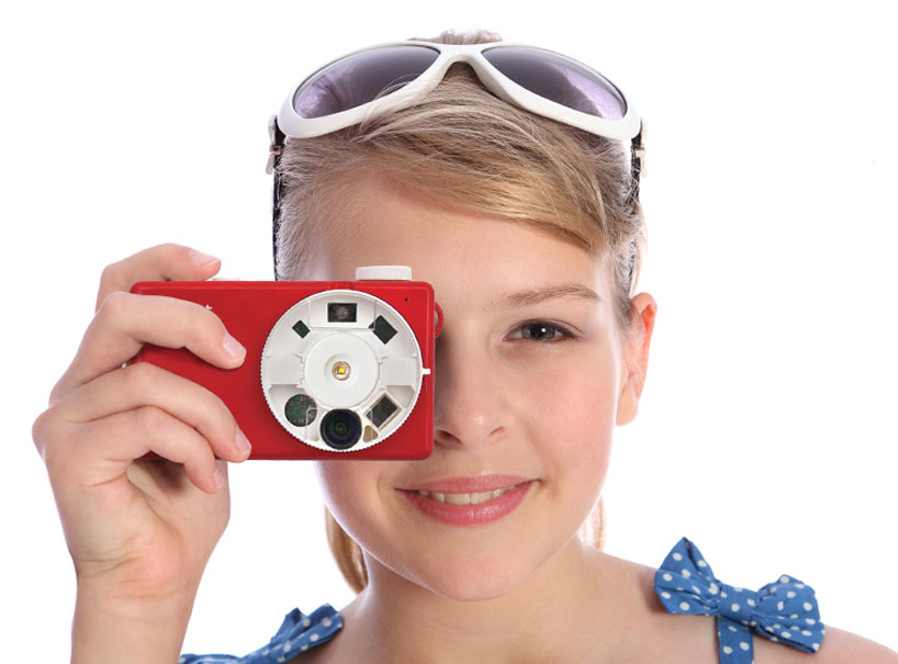 hand crank powered DIY low-cost digital camera kit by bigshot