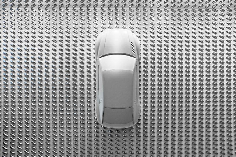 AUDI design wall installation at pinakothek der moderne