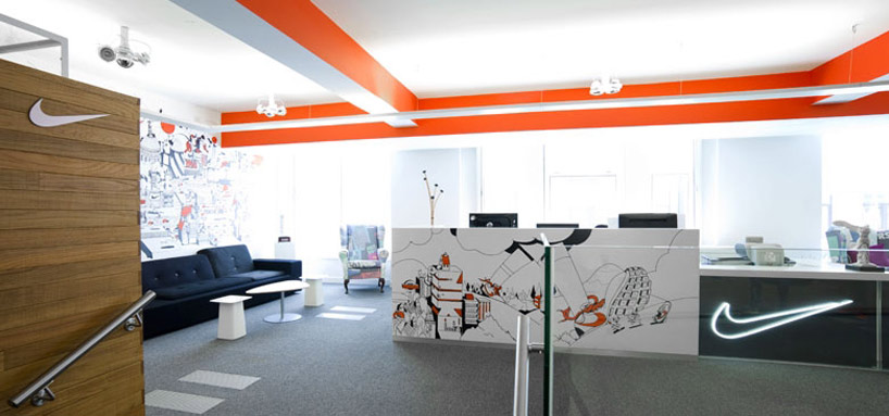 NIKE UK headquarters re-design by rosie lee