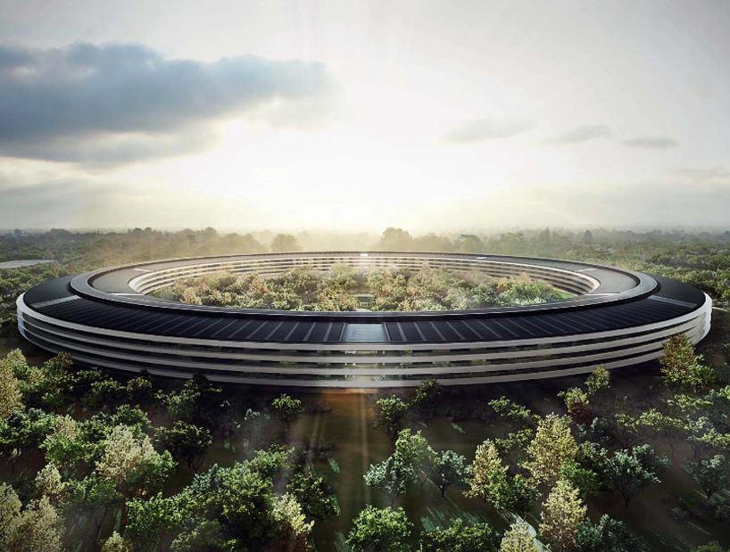 inside apple's cupertino spaceship campus by foster + partners
