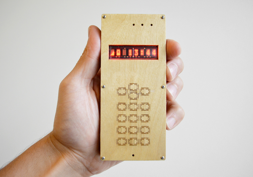 laser-cut DIY cellphone project by david mellis