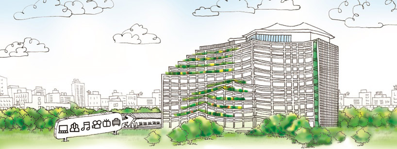 taipei's new horizon building in the songshan cultural park by toyo ito