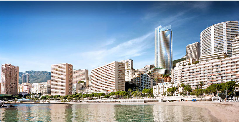 odeon tower is newest addition to monaco's skyline since the 1980s