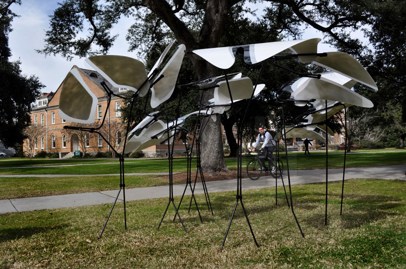 parametric cloud_formations installed for tulane architect's weekend