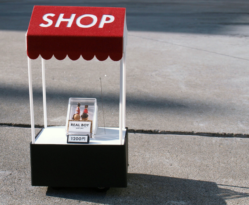 duncan shotton drives tiny remote control pop-up shop in harajuku
