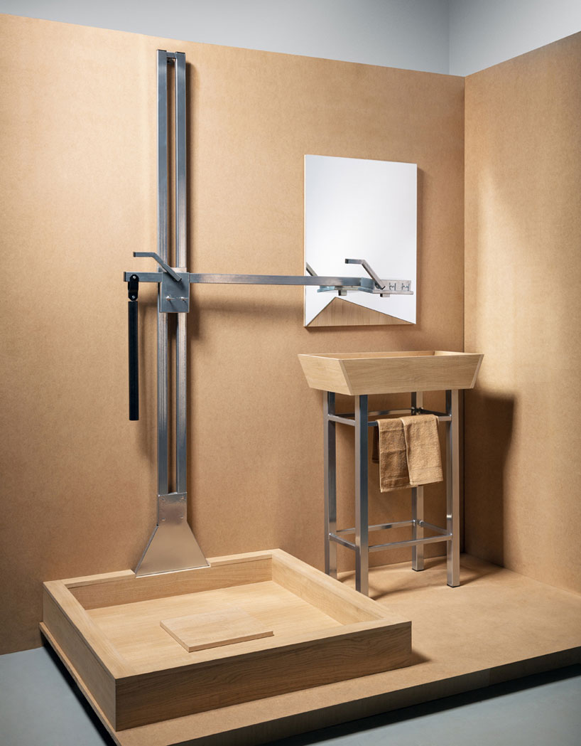 two in one by julia kononenko combines shower + sink together