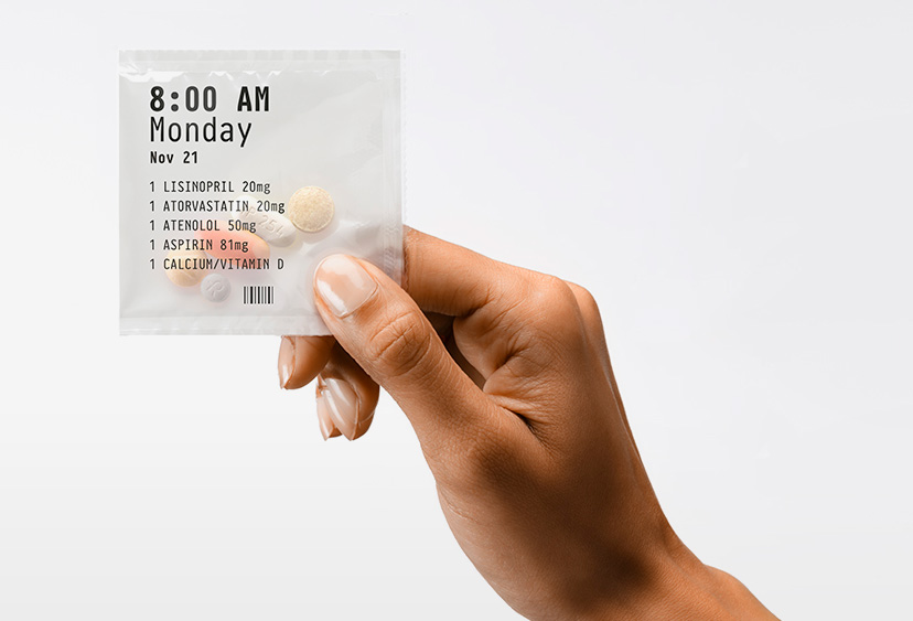 pillpack arrives to your door as a personalized, tear-off daily dose ...