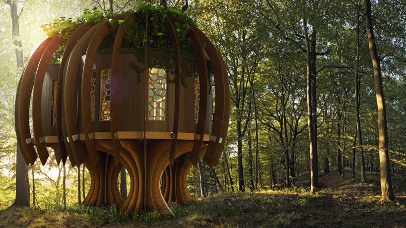 blue forest crafts quiet treehouse for children's hospice
