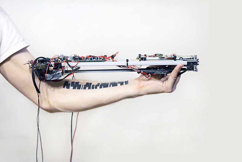 robotic instrument plays tattoos as musical compositions