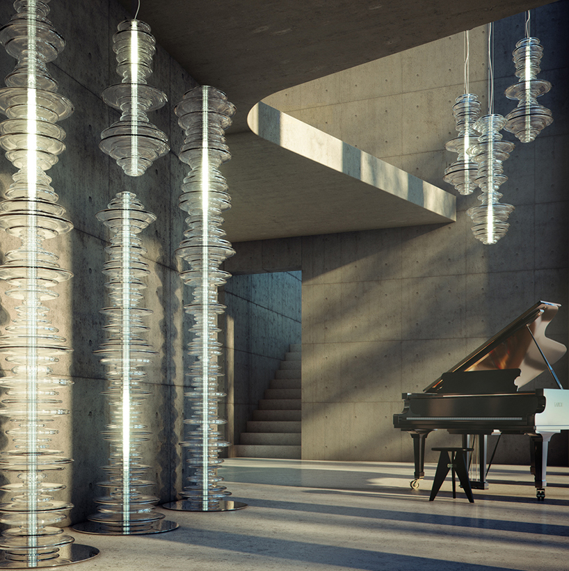 boadesign studio records sound collection in crystal glass for preciosa ...