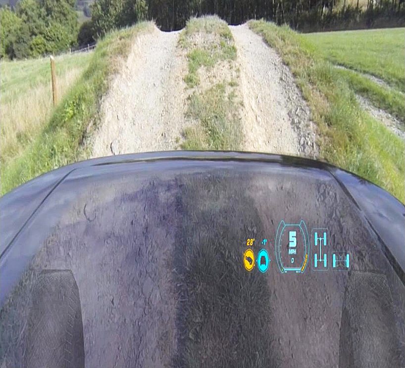 land rover debuts invisible car technology, a virtual imaging concept