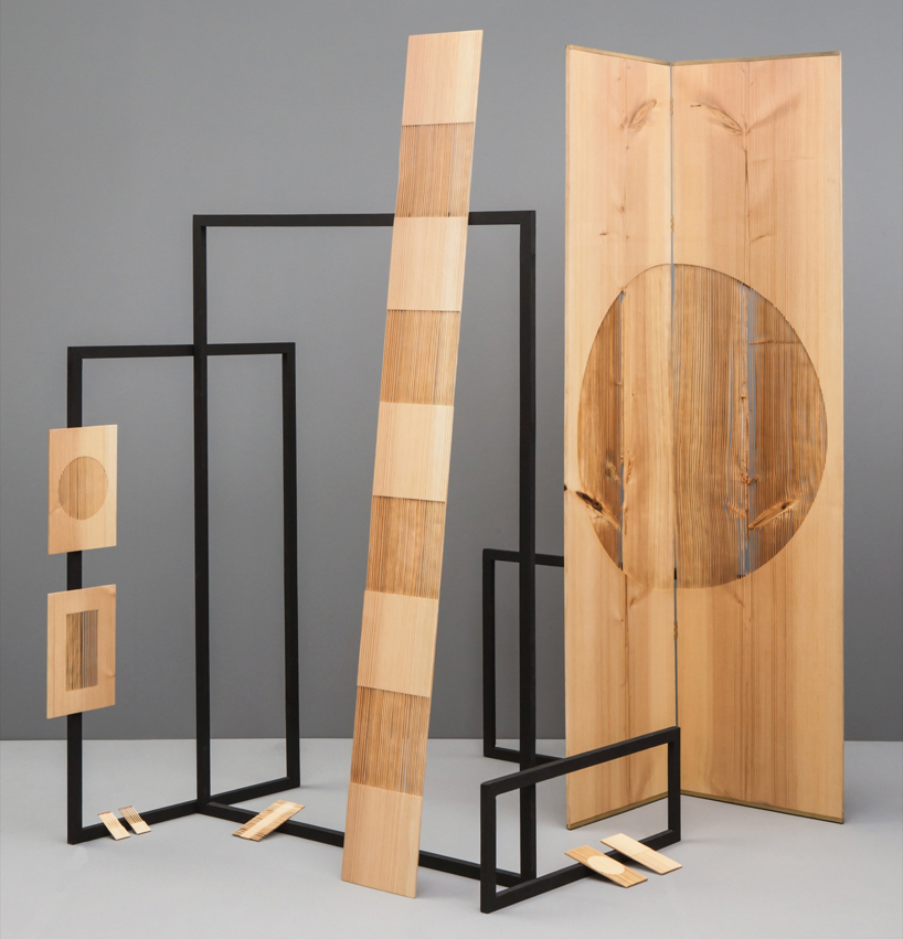 new window + lex pott sandblast wooden diptych collection