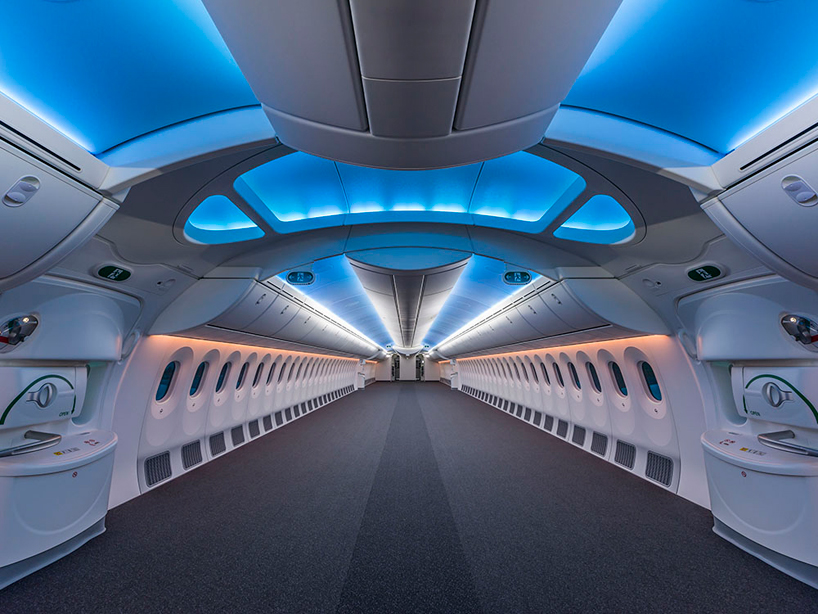 photographs of boeing jumbo jets transformed into VIP living spaces
