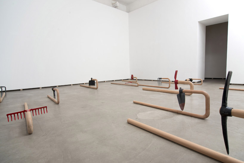 pascal hachem deforms everyday tools for an exhibition against elitism