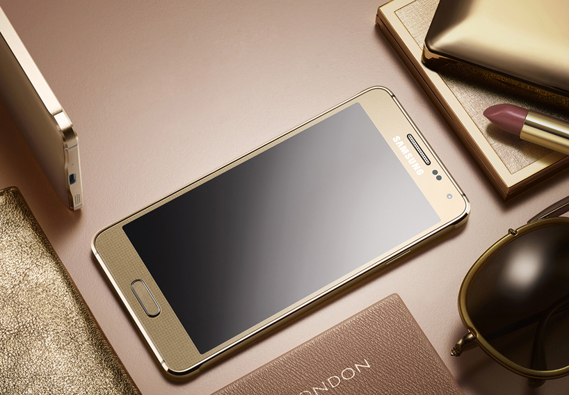 samsung unveils galaxy alpha smartphone with bezeled metal edges