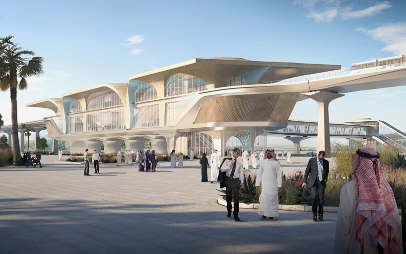 UNStudio designs stations for phase one of the doha metro