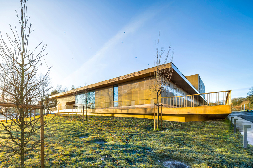 hamonic + masson reconstructs reims departmental archives in france