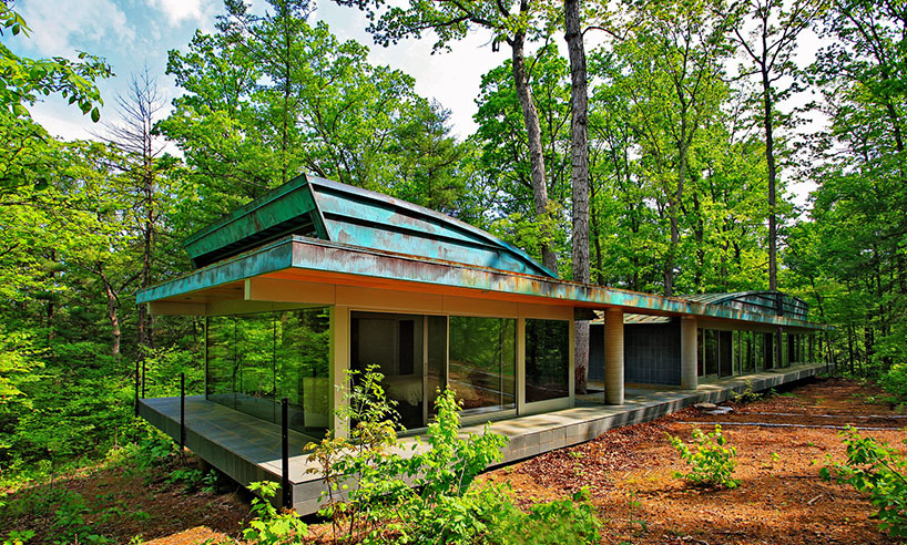 travis price architects incorporates nature into the hayes residence