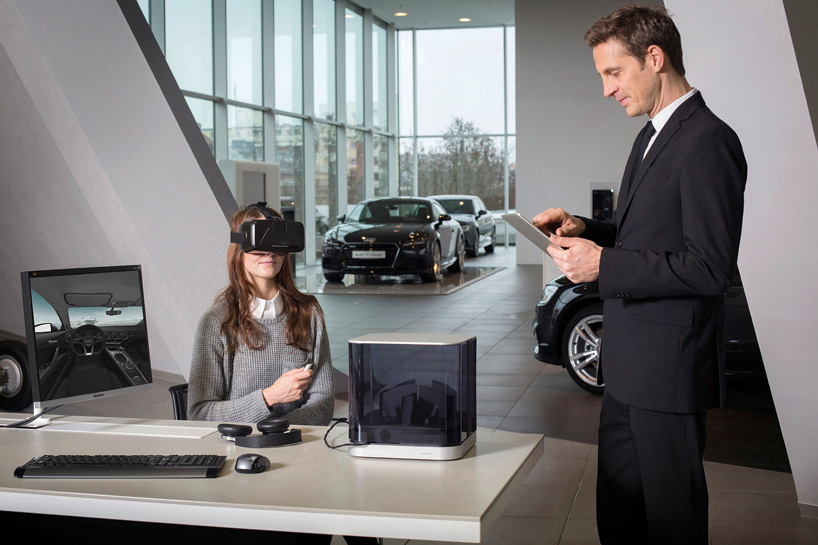 immersive AUDI VR experience enables customers to configure dream car