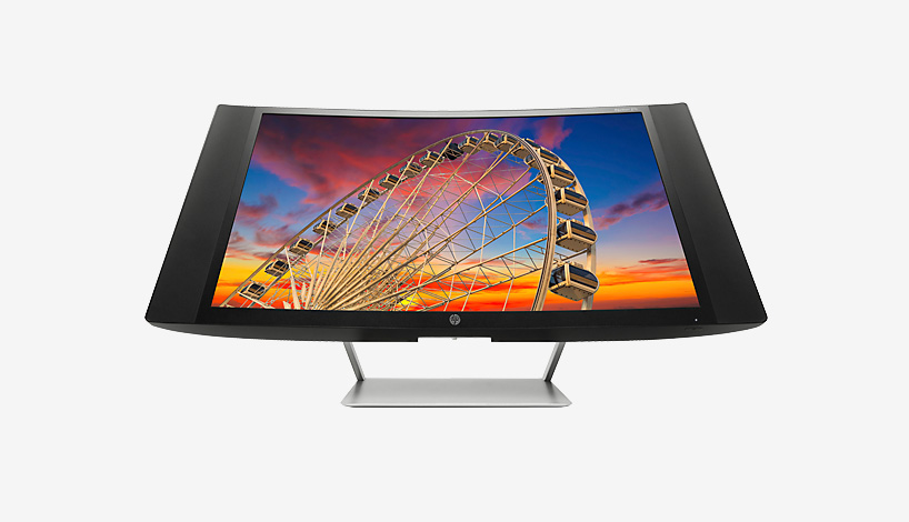HP virtual reality and curved displays expand computer monitor range