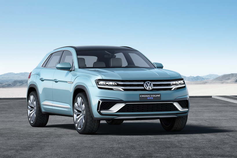 volkswagen cross coupe GTE showcases future design language for SUVs