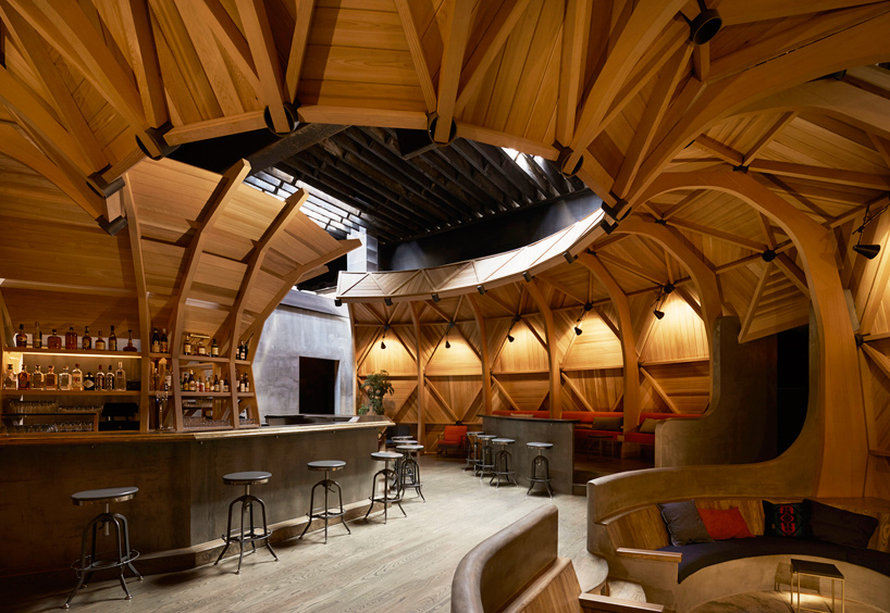 berg design delineates kinfolk studios in brooklyn with geodesic dome