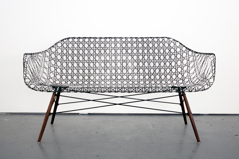 matthew strong weaves carbon fiber eames sofa