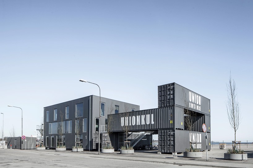 'made to be moved' shipping container offices by arcgency