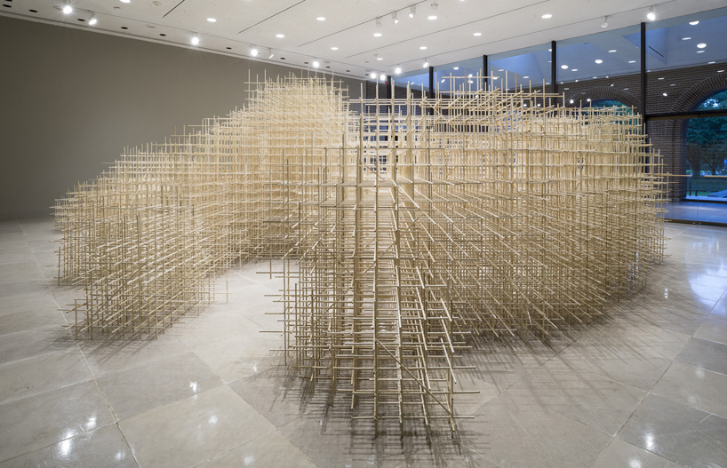 unbounded by ben butler uses over 10,000 sticks of wood
