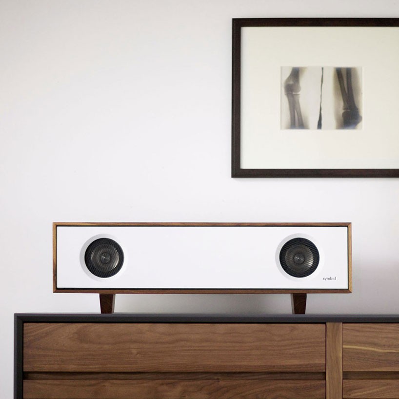 handcrafted solid wood tabletop hifi by symbol audio