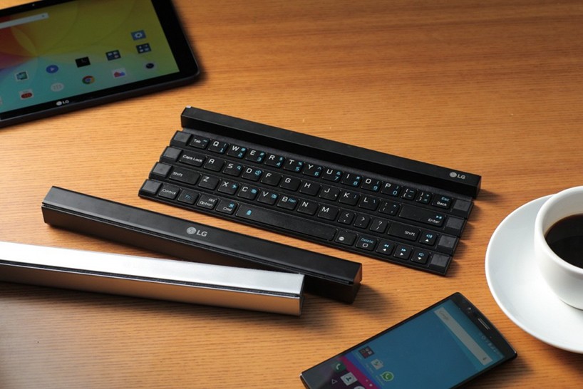 LG reveals rollable desktop keyboard for optimum portability