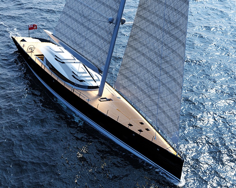 ferrari and franchi create 50m sloop sailboat capable of conquering ...