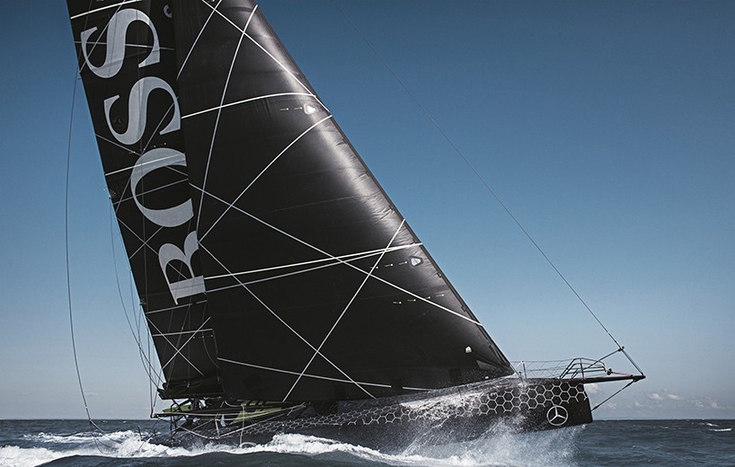 alex thomson on hugo boss racing yacht by konstantin grcic