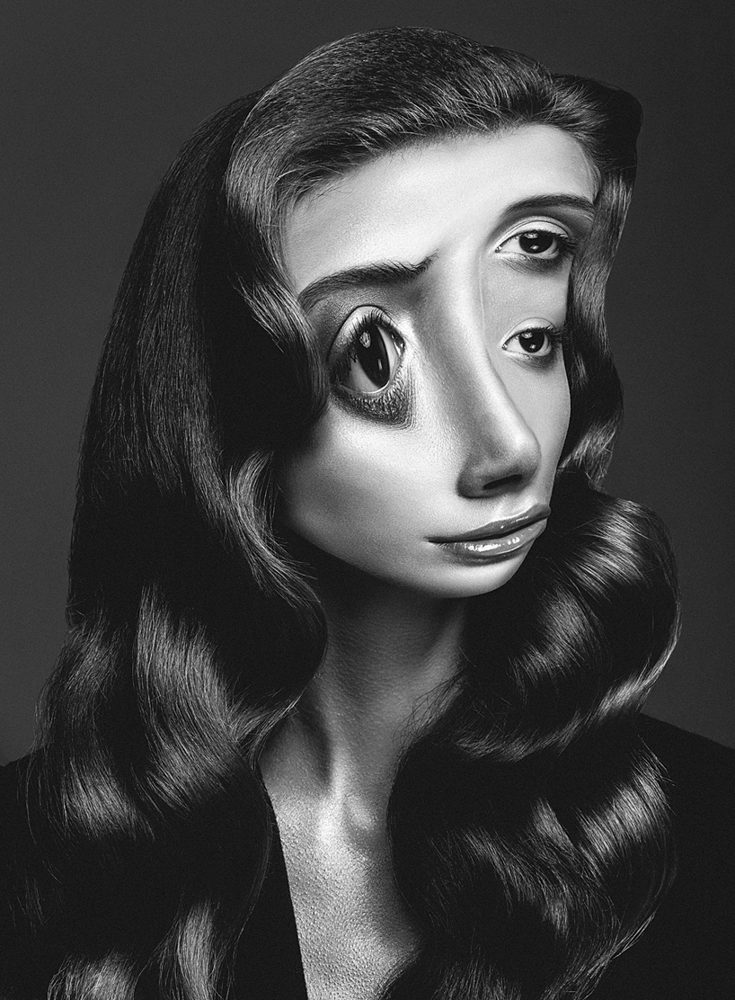 flora borsi 'detouches' fashion portraits with a surrealist slant
