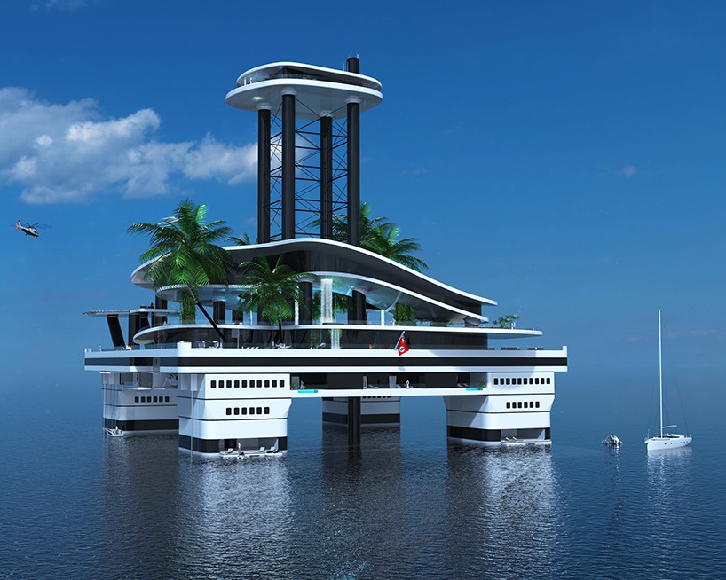 moveable floating artificial islands by migaloo reinterpret luxury yachting