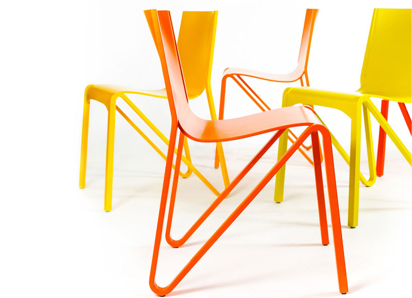 o4i creates colorful zesty stackable chair for plycollection