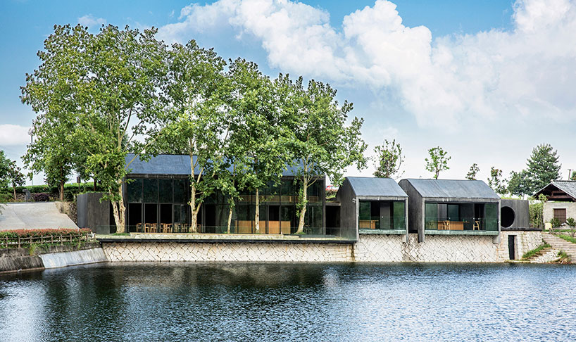 DnA architecture and design casts concrete damushan tea house