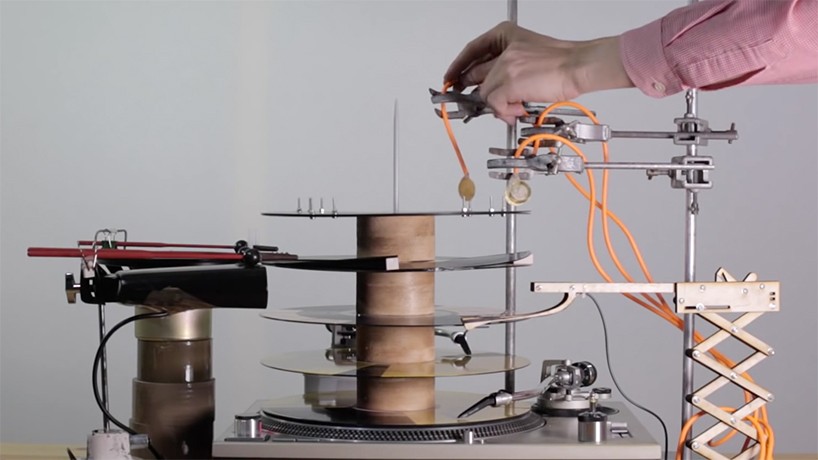 watch artist graham dunning hack a turntable to produce electronic ...