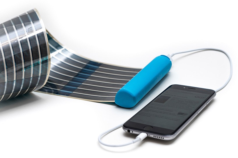 infinityPV's HeLi-on portable battery fits retractable solar panel to ...