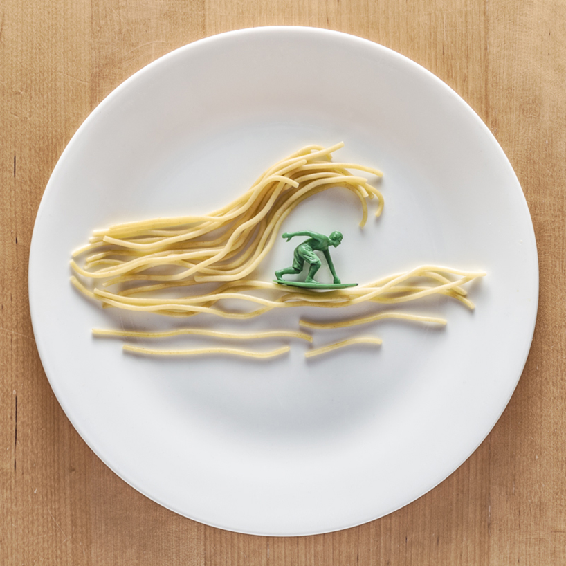 domenic bahmann personifies everyday objects as whimsical scenes