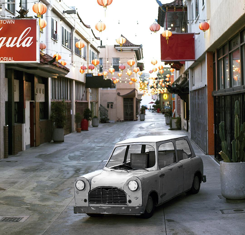 dosshaus crafts 1960 austin mini cooper replica from cardboard