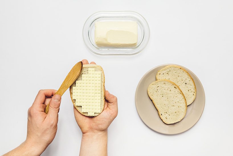 michał kulesza builds LEGO butter, beer and beards from toy bricks