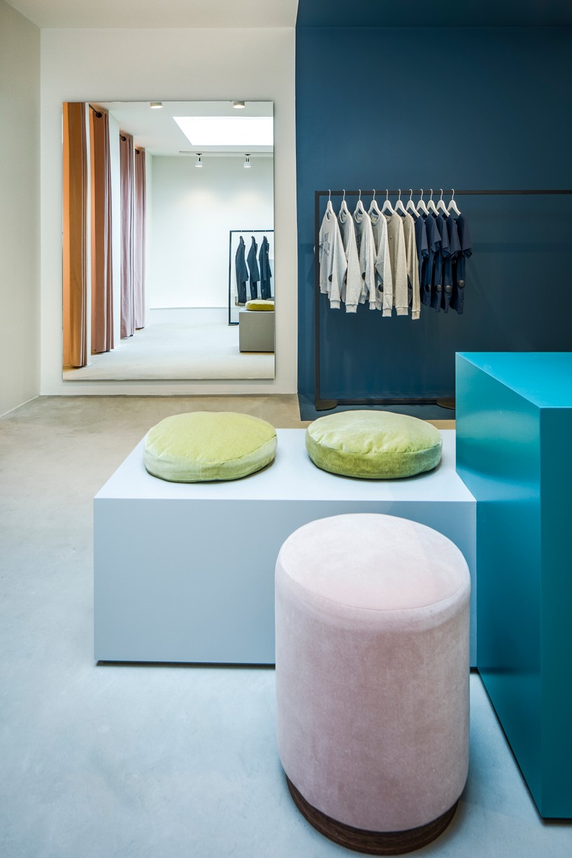 framework studio creates an elegant interior for amsterdam clothing store